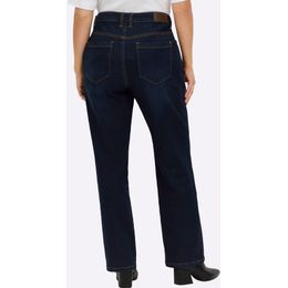 sheego Damen Bequeme Jeans, blau, Gr. 48, unifarben, 95% Baumwolle, 3% Polyester, 2% Elasthan, Jeans