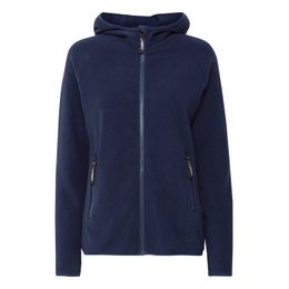 oxmo Damen Fleecejacke "Fleecejacke OXFinja", blau, Gr. S, Obermaterial: 100% Polyester PES., Jacken