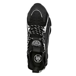 Plein Sport Damen Sneaker "Tiger", Gr. 41, schwarz, Schuhe