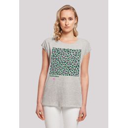 F4NT4STIC Damen T-Shirt "Leo Gr&uuml;n", grau, Gr. 4XL, Obermaterial: 100% Baumwolle, Shirts, Print