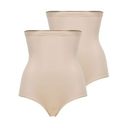 Conturelle Damen Maxislip "2er Pack Damen Maxislip Soft Touch", Gr. 46, beige, Obermaterial: 69% Polyamid PA. 31% Elasthan EL., Unterhosen
