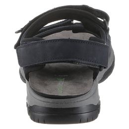 Waldl&auml;ufer WALDL&Auml;UFER Herren Riemchensandale "HARALD", Gr. 10, blau, Nubukleder, Schuhe, Sommerschuh, Klettschuh, Outdoorschuh, in Weite G