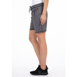 LPO Damen Shorts "Damen Funktionsshorts Tara 2", grau, Gr. 50, Web, 47% Polyester. 47% Polyester. 6% Elasthan, Hosen