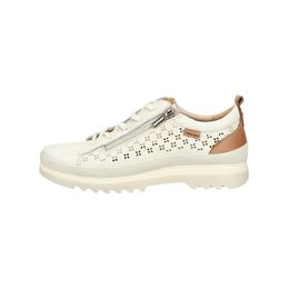 Pikolinos Damen Schn&uuml;rschuh "Pikolinos Halbschuhe Leder", Gr. 39, wei&szlig;, Leder, Schuhe