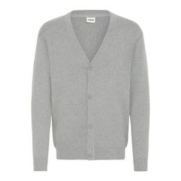 !Solid SOLID Herren Strickjacke "Strickjacke SDFinto", grau, Gr. M, Obermaterial: 70% Baumwolle CO recyc.. 30% Polyester Pol. recyc.., Strickjacken