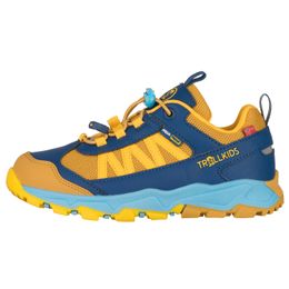Trollkids Kinder Outdoorschuh "Kids Tronfjell Hiker Low", Gr. 37, blau, Synthetik, Schuhe, wasserdicht