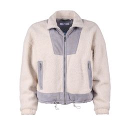 Maze Damen Outdoorjacke "42023018", grau, Gr. S, Obermaterial: 90% Polyester, 10% Lammleder. Innenfutter: 100% Baumwolle. &Auml;rmelfutter: 100%