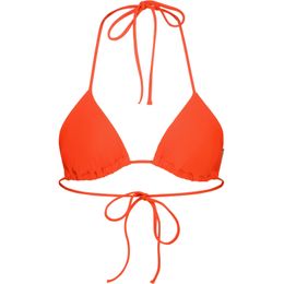 alife and kickin ALIFE & KICKIN Damen B&uuml;gel-Bikini-Top "Damen LilyAK A", rot, Gr. M, 80% Polyamid, 20% Elasthan, Bikini-Oberteile
