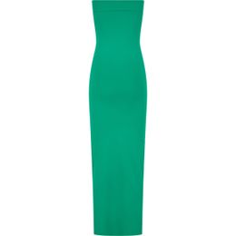 Urban Classics Damen Shirtkleid "Urban Classics Ladies Bandeau Midi Dress", gr&uuml;n, Gr. M, unifarben, 94% Polyamid, 6% Elasthan, Kleider