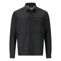 WHISTLER Herren Langarmshirt "Elm", schwarz, Gr. L, unifarben, 100% Polyamid, Shirts, mit Quick-Dry-Funktion