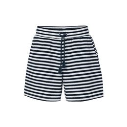 Tchibo - Frottee-Shorts - Damen - Gr. S - dunkelblau/gestreift