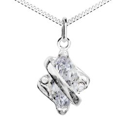 OSTSEE-SCHMUCK Damen Kette mit Anh&auml;nger "- Paola - Silber 925/000 - Zirkonia", 40, Silber 925 (Sterlingsilber), silber, Silber 925 (Sterlingsilber),