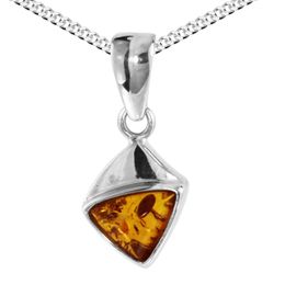 OSTSEE-SCHMUCK Damen Kette mit Anh&auml;nger "- Malou - Silber 925/000 - Bernstein", 42, Silber 925 (Sterlingsilber), silber, Silber 925 (Sterlingsilber),