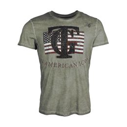 Top Gun Herren T-Shirt "TG20201113", gr&uuml;n, Gr. S, Obermaterial: 100% Baumwolle, Shirts