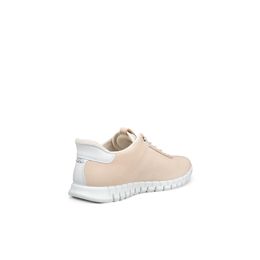Ecco Damen Slip-On Sneaker "GRUUV LITE", Gr. 35, beige, Nubukleder, unifarben mit Farbeinsatz, Schuhe, Slipper, Schlupfschuh, Freizeitsneaker mit