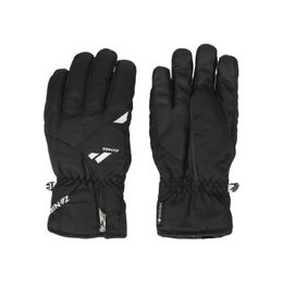 Zanier Damen Skihandschuhe "Valluga GTX", schwarz, Gr. 8, 100% Polyester, Handschuhe, mit Gore-Tex Membran und isolierendem Futter