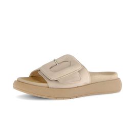 Gabor Damen Pantolette "Pantolette", Gr. 40beige, Schuhe