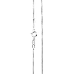 OSTSEE-SCHMUCK Damen Silberkette "- Panzer diamantiert 1,3 mm breit - Silber 925/000 -", 42, Silber 925 (Sterlingsilber), silber, Silber 925