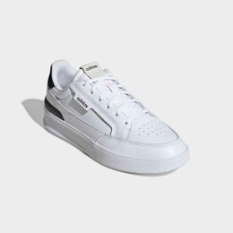 Herren Sneaker "ASPYRE", adidas Sportswear, Gr. 46, schwarz-wei&szlig;, Leder, Synthetik, Schuhe