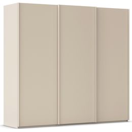 Kleiderschrank Rauch "Schwebet&uuml;renschrank Schrank Garderobe Ankleide Schlafzimmer TARO", champagner, griffleisten champagner, B:242cm H:223cm T:69cm, Holzwerkstoff, Schr&auml;nke, Kleiderschrank, 4 Breiten, optional Passepartout mit/ohne Beleuchtung MADE IN GERMANY