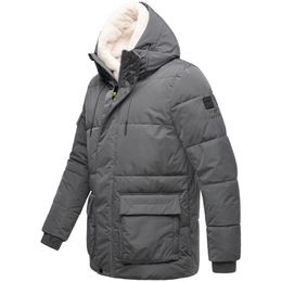 STONE HARBOUR M&auml;dchen Winterjacke "Lauroo XX", grau, Gr. L, Obermaterial: 100% Polyester. Innenfutter: 100% Polyester. Wattierung: 100% Polyester.