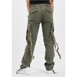 Brandit Damen Cargohose "Brandit Damen Ladies M-65 Cargo Pants", gr&uuml;n, Gr. 36, unifarben, 100% Baumwolle, Hosen