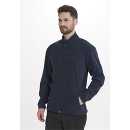 WHISTLER Herren Fleecejacke "Cocoon", blau, Gr. XXL, unifarben, 100% Polyester, Jacken, mit praktischem Tunnelzug