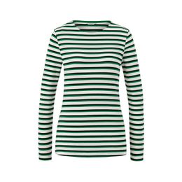 Tchibo - Gestreiftes Langarmshirt - Damen - Gr. L - creme/gestreift