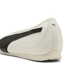 Puma Damen Ballerina "Catch Soleil Ballerinas Damen", Gr. 38,5warm wei&szlig; schwarz, Obermaterial: Textil, Synthetik, Leder. Futter: Textil. Innensohle: