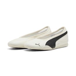 Puma Damen Ballerina "Catch Soleil Ballerinas Damen", Gr. 36warm wei&szlig; schwarz, Obermaterial: Textil, Synthetik, Leder. Futter: Textil. Innensohle: