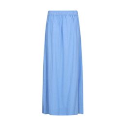 Levete Room Damen Midirock "Levete Room Skirt LR-NAJA 30"l275, cornflower, Gr. L, Obermaterial: 55% Leinen, 45% Viskose, R&ouml;cke