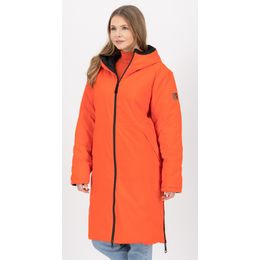 LPO Damen Steppjacke "NAKITA II WMN"orange schwarz, Gr. 42, Web, 100% Polyester, Jacken, Wendemantel