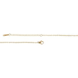 Adelia&acute;s Kette ohne Anh&auml;nger ADELIA&acute;S "Damen Halskette mit Anh&auml;nger &ndash; Herz aus Edelstahl", gold, Halsketten, Damen, 45cm, Edelstahl, Ideal als Geschenk zum Jubil&auml;um