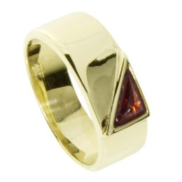OSTSEE-SCHMUCK Damen Fingerring "- Karla - Gold 333/000 - Bernstein", 52, gold, Fingerringe