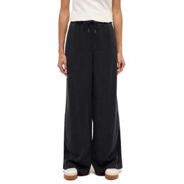 Mustang Damen 5-Pocket-Hose "Damen Style Mirabelle", schwarz, Gr. 38, unifarben, Web, 100% Lyocell, Hosen