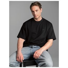 TRIGEMA Herren T-Shirt "TRIGEMA Heavy Oversized T-Shirt", schwarz, Gr. XL, Single Jersey, 100% Baumwolle, Shirts