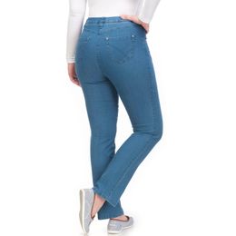 KjBRAND Damen Stretch-Hose "Betty", blau, Gr. 48, Denim/Jeans, Obermaterial: 78% Baumwolle, 18% Polyester, 4% Elasthan, Hosen, super Stretch