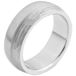 Adelia&acute;s ADELIA ́S Herren Fingerring "Herren Ring aus Edelstahl", 54, Edelstahlsilber, Edelstahl, Fingerringe