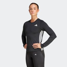 Damen Funktionsshirt "WE 3S LS", schwarz-wei&szlig;, Gr. XS, adidas Performance, Obermaterial: 88% Polyester, 12% Elasthan, Shirts