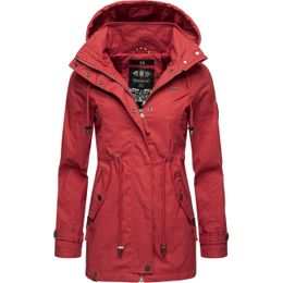 Marikoo Damen Outdoorjacke "Nyokoo", rot, Gr. M, Oberstoff: 100% Baumwolle; Futter: 100% Polyester; Wattierung: 100% Polyester; &Auml;rmelfutter: 100%