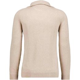 Ragman Herren Troyer, beige, Gr. XL, Strick, 100% Baumwolle, Pullover