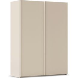 Kleiderschrank Rauch "Schwebet&uuml;renschrank Schrank Garderobe Ankleide Schlafzimmer TARO", champagner, griffleisten champagner, B:162cm H:223cm T:69cm, Holzwerkstoff, Schr&auml;nke, Kleiderschrank, 4 Breiten, optional Passepartout mit/ohne Beleuchtung MADE IN GERMANY