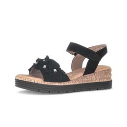 Gabor Damen Plateausandaletten "Plateau Sandale", Gr. 38schwarz, Schuhe