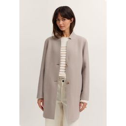 Wollmantel Bugatti "Regular Fit", Damen, Gr. 34, 80, braun, 100% Wolle, unifarben, regular fit, M&auml;ntel, aus reiner italienischer Wolle