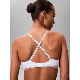 Damen B&uuml;gel-BH "LIGHTLY LINED DEMI", Calvin Klein Underwear, Gr. 80, wei&szlig;, Jersey, Obermaterial: 53% Baumwolle, 35% Modal, 12% Elasthan, unifarben,