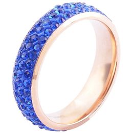 Adelia&acute;s ADELIA ́S Damen Fingerring "Damen Ring aus Edelstahl", 58, Edelstahlgold, Edelstahl, Fingerringe