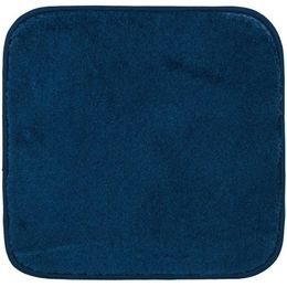 G&ouml;zze Badematte G&Ouml;ZZE "Rio Premium", blau (dunkelblau), H:18mm, Polyester, Badematten, Badematte, Badteppich, Uni Farben, waschbar, rechteckig & rund erh&auml;ltlich