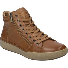 Josef Seibel Damen Sneaker "Claire 11, camel", Gr. 37, braun, Obermaterial: 100% Rindsleder Leather cow., Schuhe