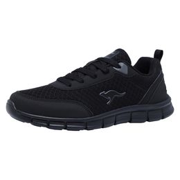 Kangaroos Damen Sneaker "K-RF BETHY", Gr. 45, schwarz, Synthetik, Textil, Schuhe, Atmungsaktiv