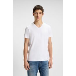 Hugo Herren T-Shirt "Hugo-V"open miscellaneous960, Gr. S, unifarben, Single Jersey, Obermaterial: 96% Baumwolle, 4% Elasthan, Shirts, V-Ausschnitt,